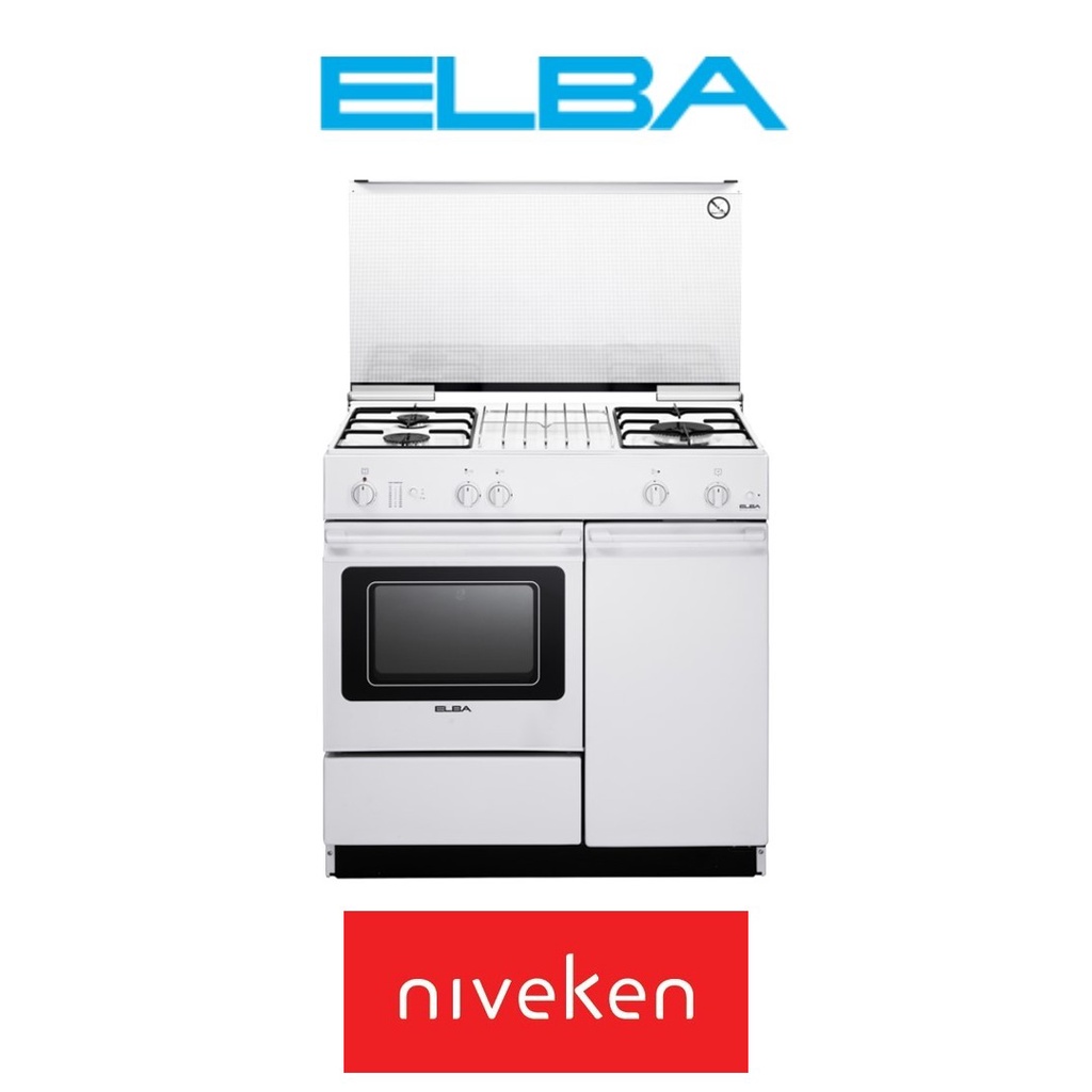 Elba EEC 866 WH Free Standing Cooker Electric Oven | Shopee Singapore
