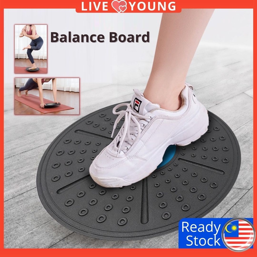 Yoga Balance Training Board Waist Twisting Rehabilitation Exerciser ...