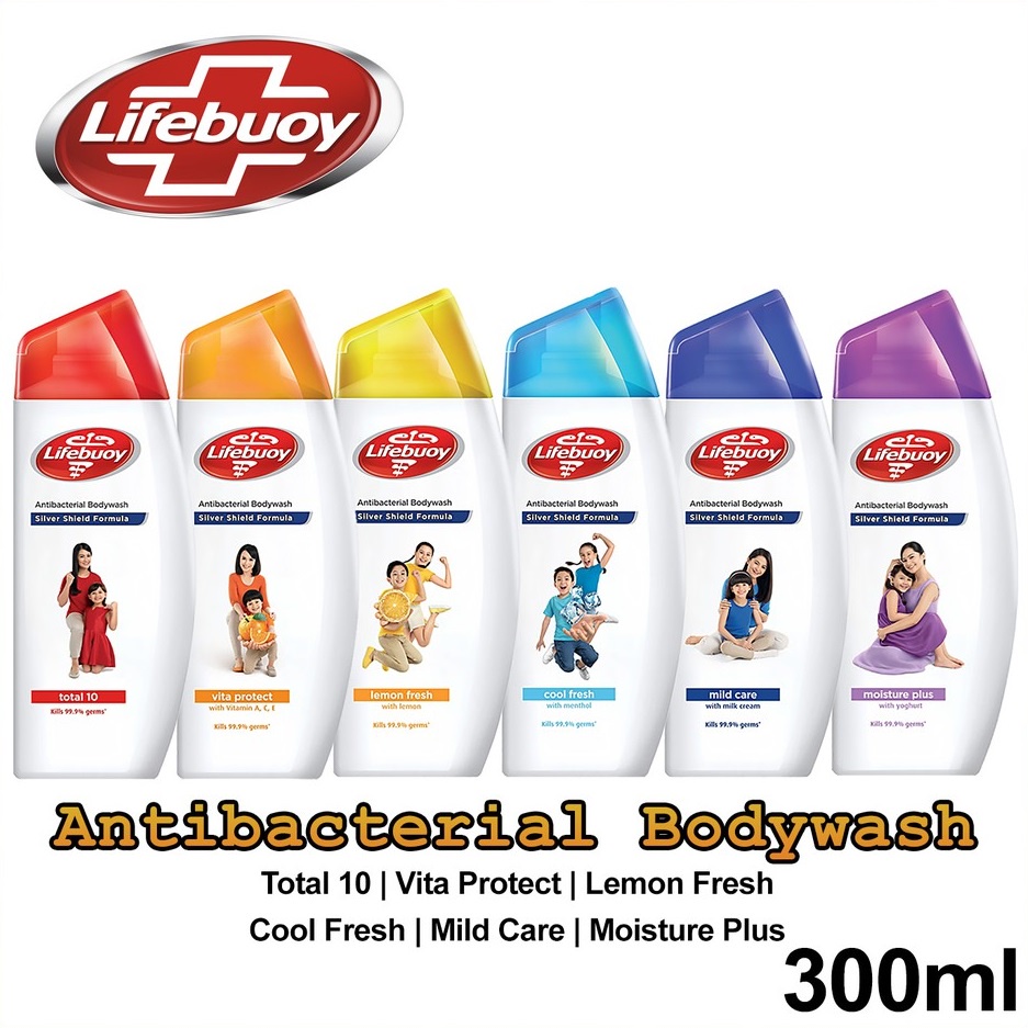 LIFEBUOY Anti-Bacterial Body Wash 300ml | Shopee Singapore
