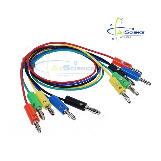 Banana Plug Laboratory 4mm cable Set Replacement Electrical Test Lead ...