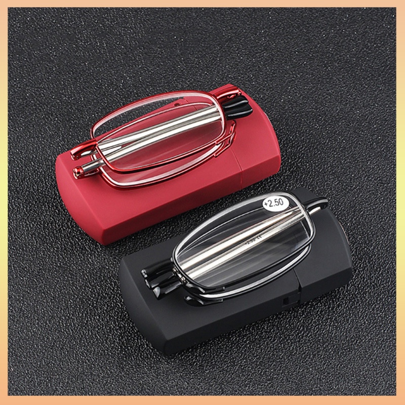Portable Anti Blue Light Folding Reading Glasses With Case Men Women ...