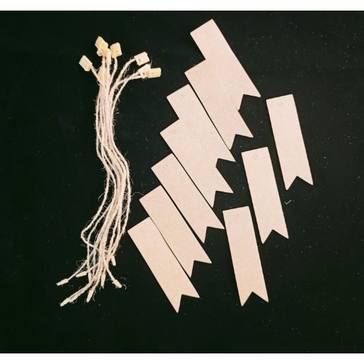 [SG Seller] 10 pcs Gift Tag with String | Gift Card for Valentines Gift ...