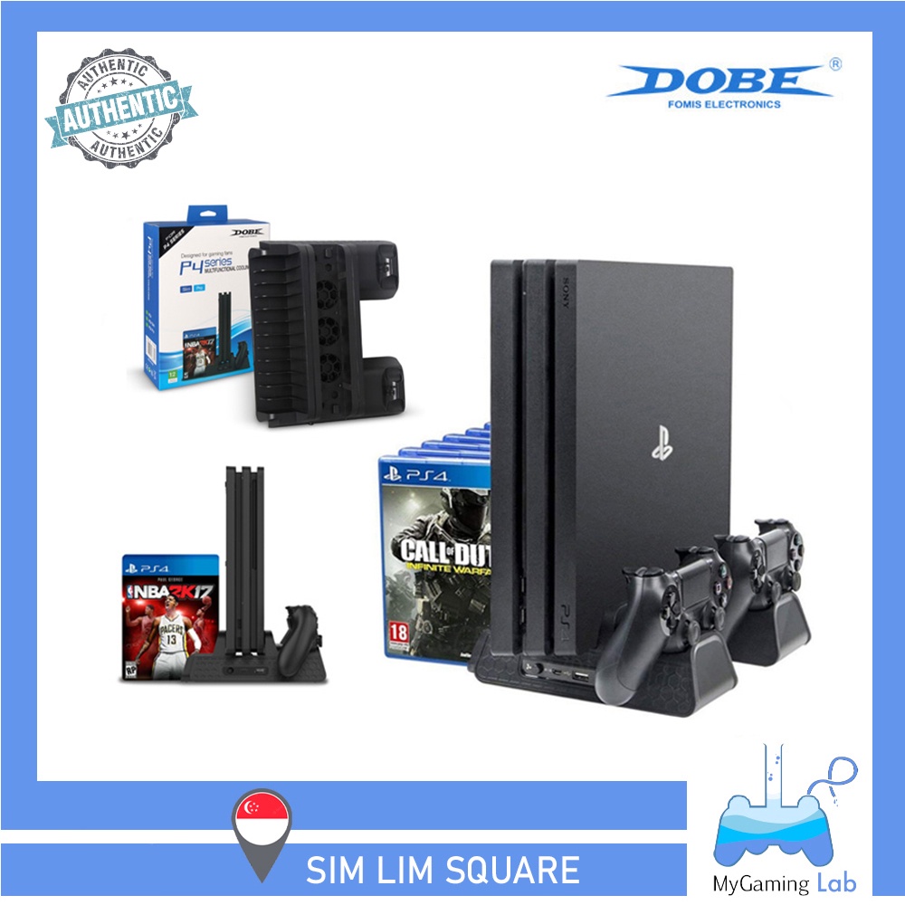 [SG Wholesaler] DOBE PS4 Multi-Functional Cooling Stand + Charging ...