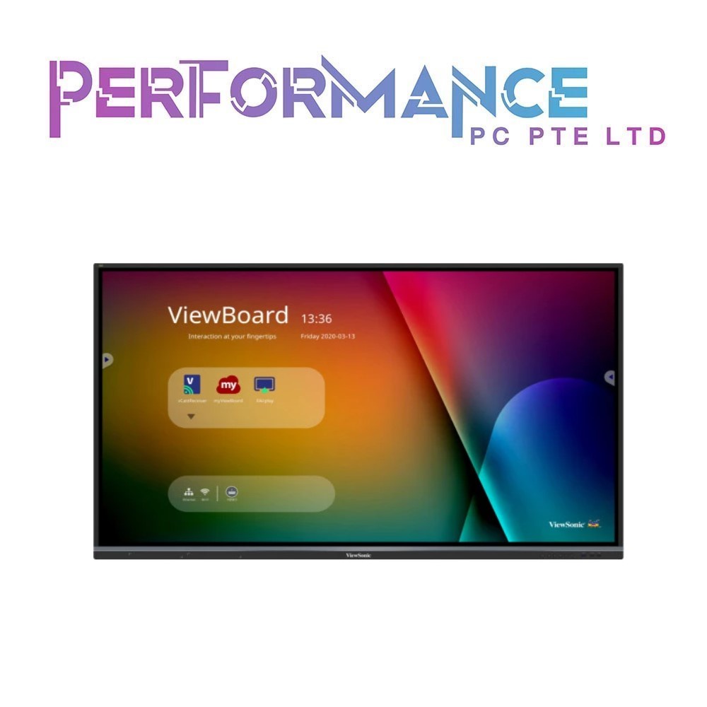 Viewsonic IFP5550-3 55” 4K Interactive Touchscreen with MyViewBoard (3 YEARS WARRANTY BY KAIRA ...