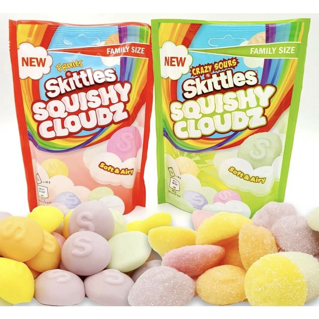 Skittles Rainbow Chewy Candy Family Size (196g) - Tropical / Wild Berry ...