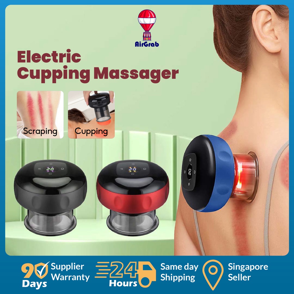 Body Massager Electric Guasha Cupping Electric Body Scraping Vacuum ...