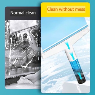 Window Cleaner Wiper Long Handle Window Glass Cleaning Brush Wiper with ...