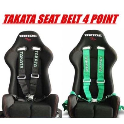 TAKATA BELT 3' INCH 4 POINT RACING HARNESS / SEAT BELT QUICK RELEASE ...