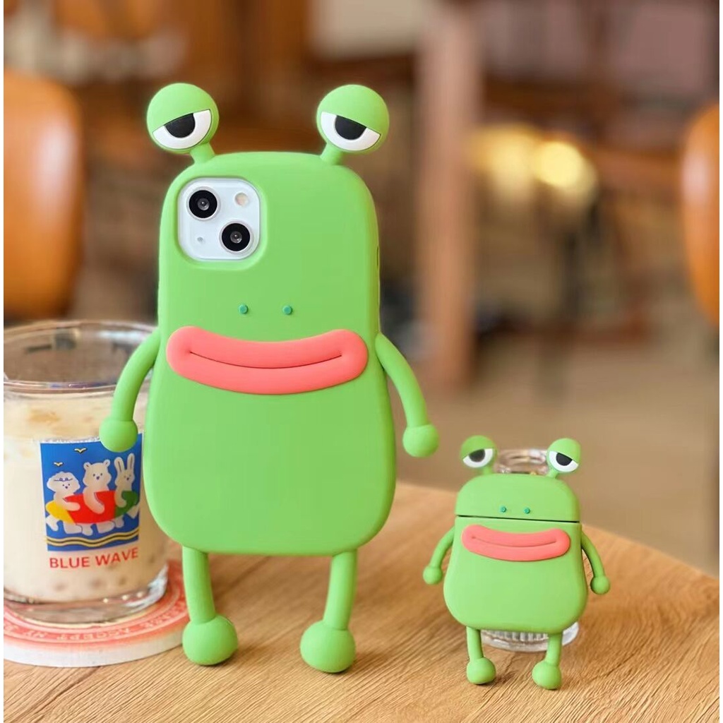 Cute Frog case for Iphone 16 pro max 15 pro max 14 pro max 14 plus 13 ...