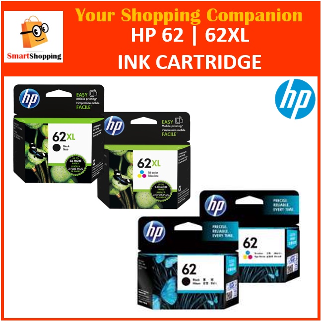[Original] HP 62 62XL Black Tri-Color Ink Cartridge for HP Officejet ...
