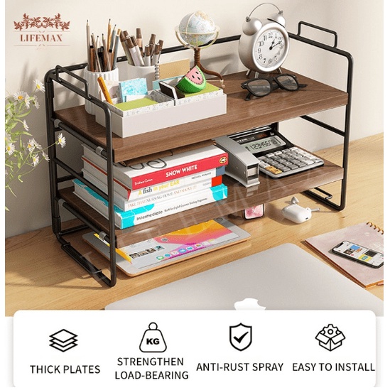 [SG Seller]Desk shelving desk storage office multi-storey dormitory ...