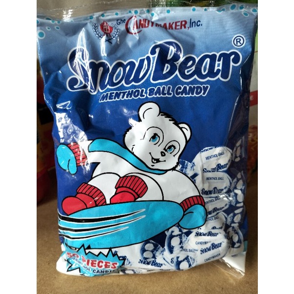 Philippine product SnowBear menthol candy | Shopee Singapore