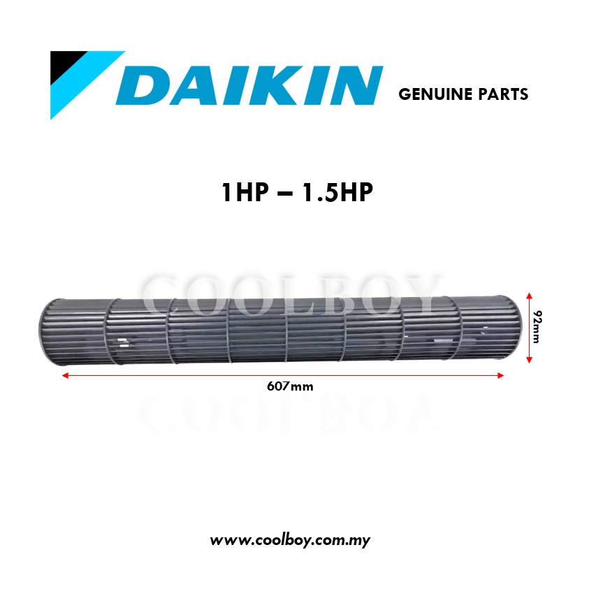 DAIKIN WALL MOUNTED 1HP - 2.5HP CROSS FLOW BLOWER R03029035960 ...