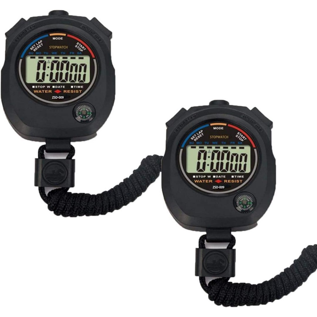 Multi-Function Electronic Digital Sport Stopwatch Timer, Large Display ...