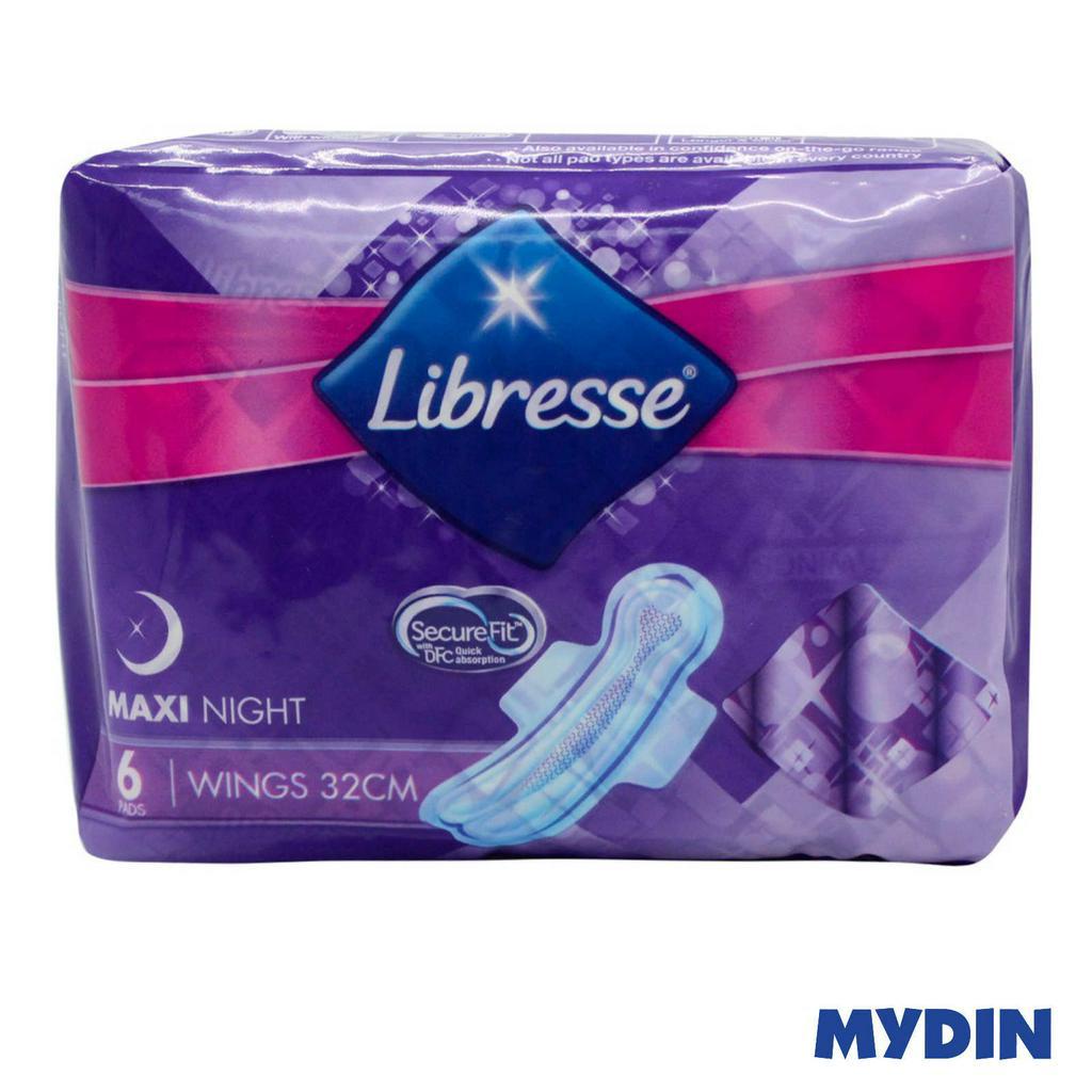 Libresse Maxi Night Wings 32cm (6's) | Shopee Singapore