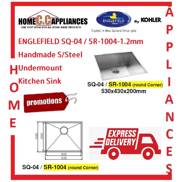 ENGLEFIELD SQ-04 (Sharp Corner) & SR-1004-1.2mm (Round Corner) Handmade ...