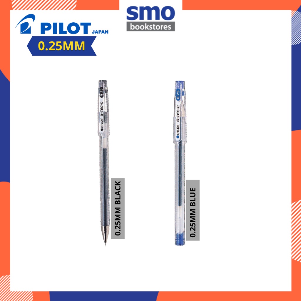 [PILOT] B/LINER G-TEC BALL POINT PEN 0.25mm/0.3mm/0.4mm | Shopee Singapore