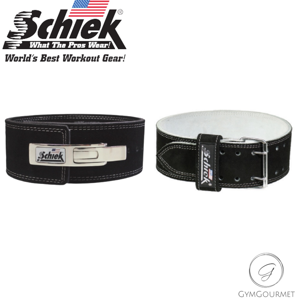 Schiek Sports Leather Competition Power Lifting Belt | Shopee Singapore