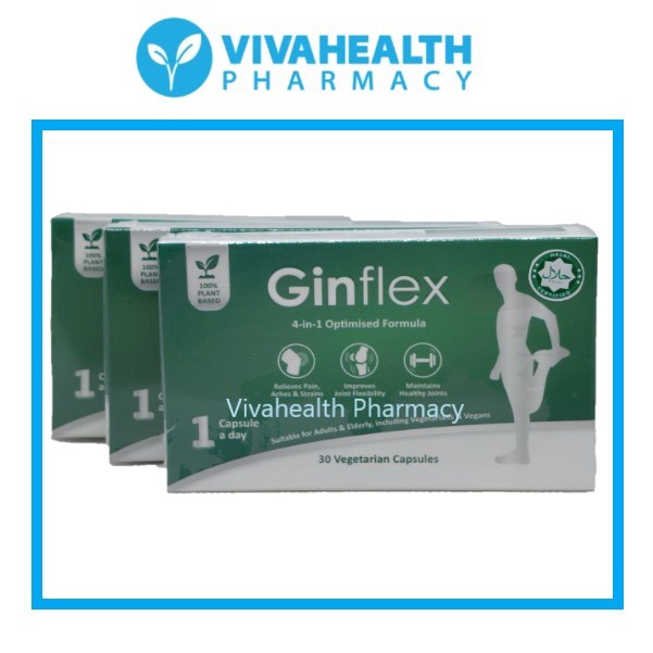 Ginflex Capsules 30s [4-in-1 Optimised Formula] | Shopee Singapore