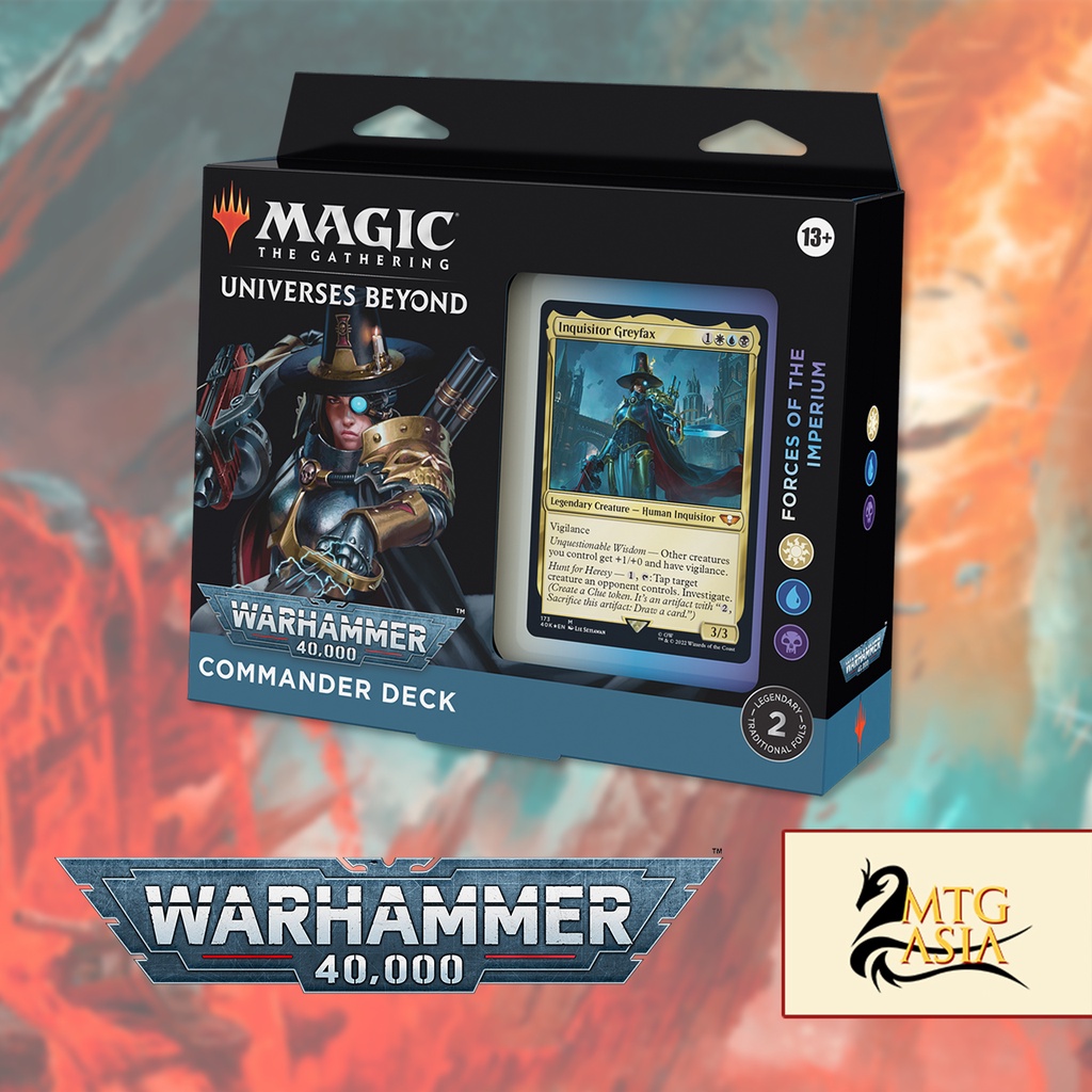 "Forces of the Imperium" Warhammer 40K Regular Edition Commander Decks ...