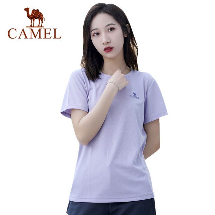 CAMEL sports T-shirt men and women short-sleeved breathable cool casual ...