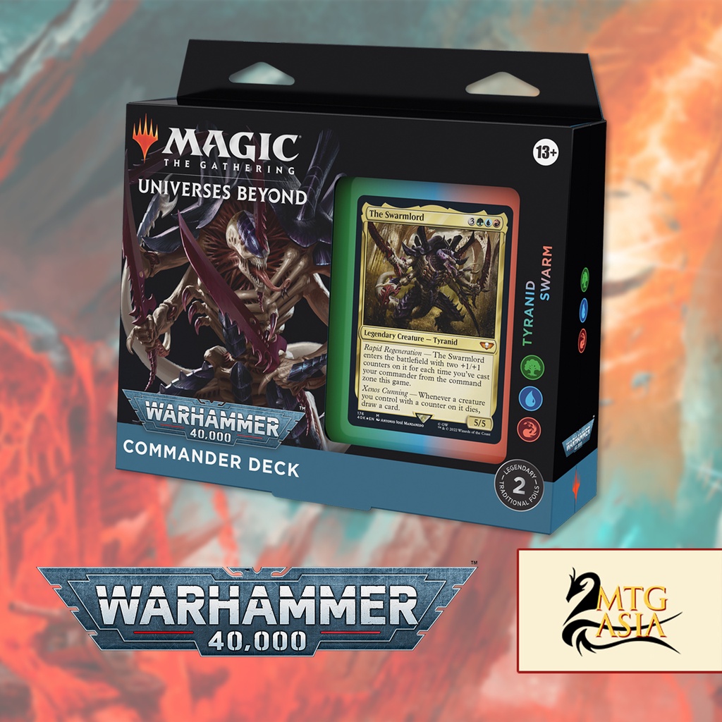 "Tyranid Swarm" Warhammer 40K Regular Edition Commander Decks English ...