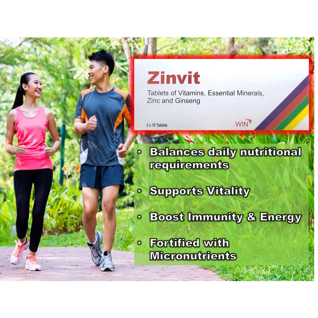 Zinvit Multivitamins and Minerals Helps Build Iron Stores and Improves ...