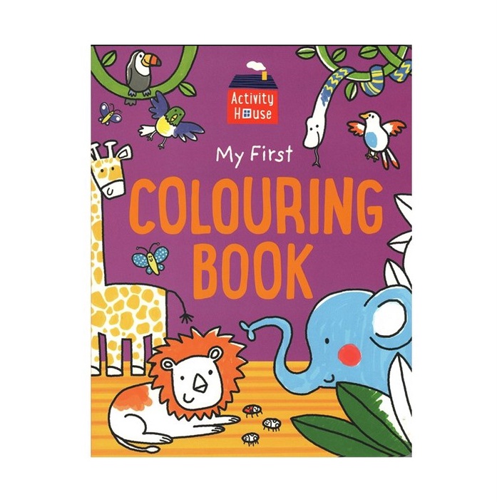 My First Colouring Book For Kids With Fun Activities (128 pages ...