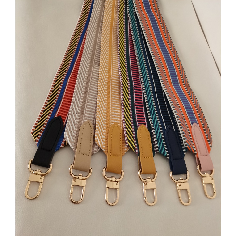 5CM Bag Strap Diagonal Shoulder Wide Webbing Accessories Multicolor ...