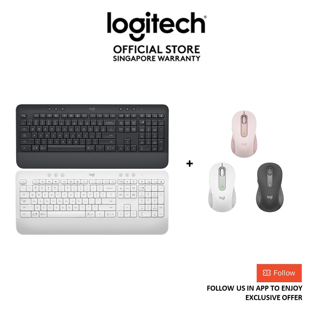 [Bundle] Logitech Signature K650 Wireless BT Keyboard + Logitech ...