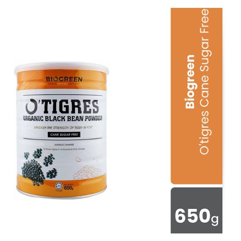 Biogreen O'Tigres Organic Black Bean Powder Low Cane Sugar 700g / free ...