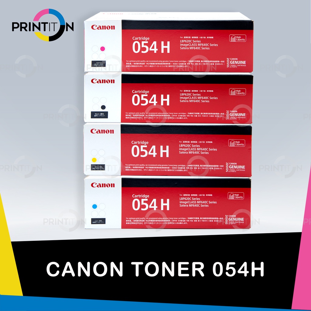 [ORIGINAL] Canon Toner 054H Black / 054H Cyan / 054H Magenta / 054H ...