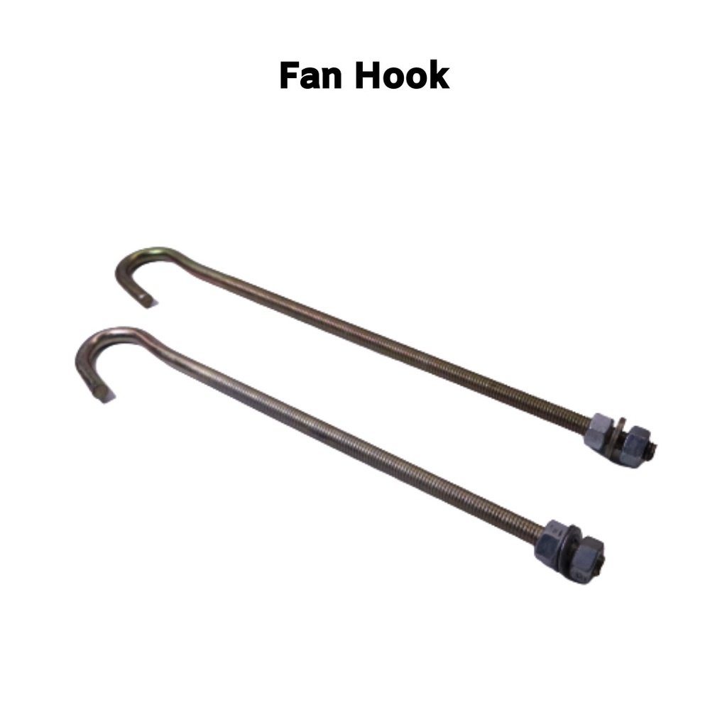 Cangkuk Kipas Siling jenis J | Ceiling Fan Hook Metal Holder Hang J ...