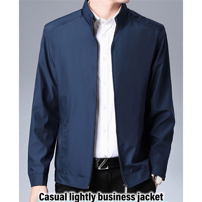 High-quality stand-up collar jacket | Shopee Singapore