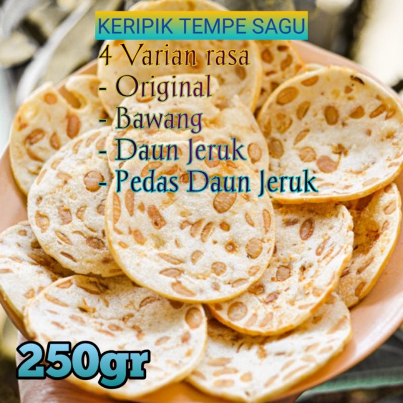 SAGU TEMPE CHIPS 250gr Original Made In Garut 4 Flavor Variants ...