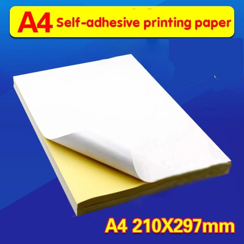 A4 Sticker Paper Mirrorkote/ Sticker Paper/ Glossy Sticker Paper 100pcs ...