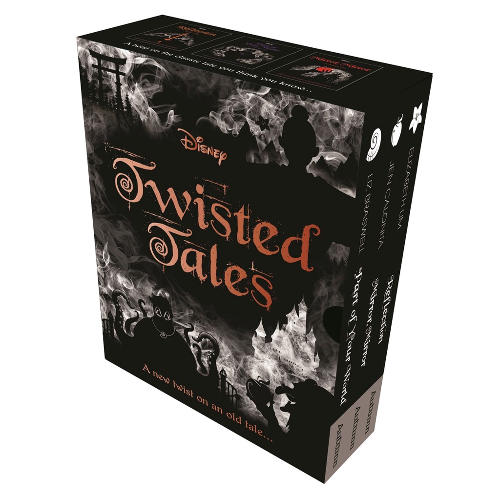 Disney Twisted Tales Gift Set with 3 Novels Box Set Mulan Snow White ...