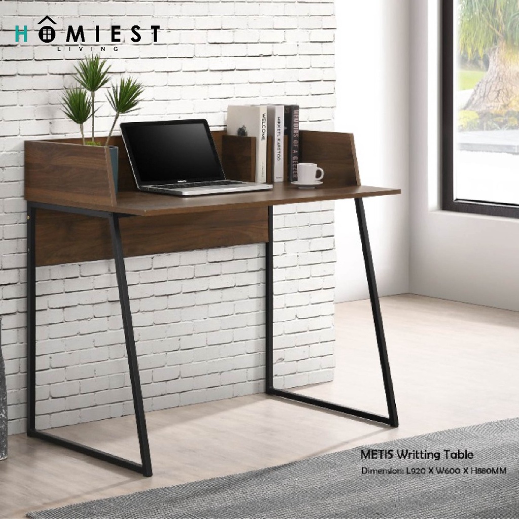 [HOMIEST] METIS Study Desk Office Table in White / Natural / Walnut ...