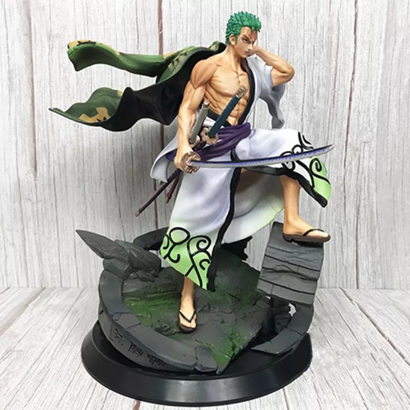 One Piece Roronoa Zoro Wano Kuni Resin Action Figure | Shopee Singapore