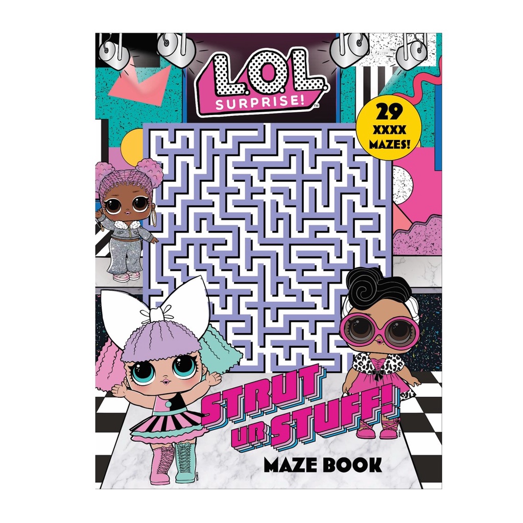 Lol Surprise Maze Activity Book For Kids to Learn Problem Solving Boost ...