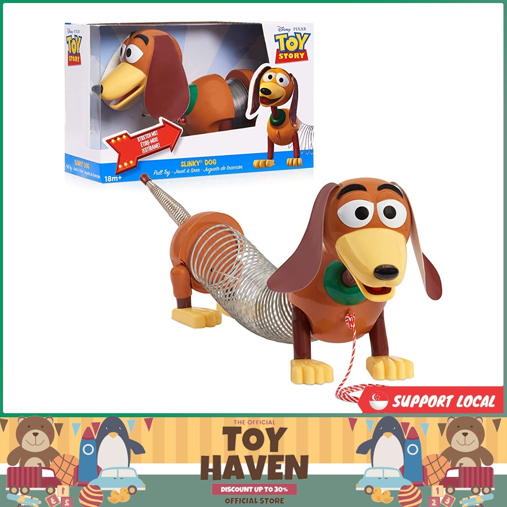 [sgstock] Just Play Disney•Pixar's Toy Story Slinky Dog Pull Toy ...