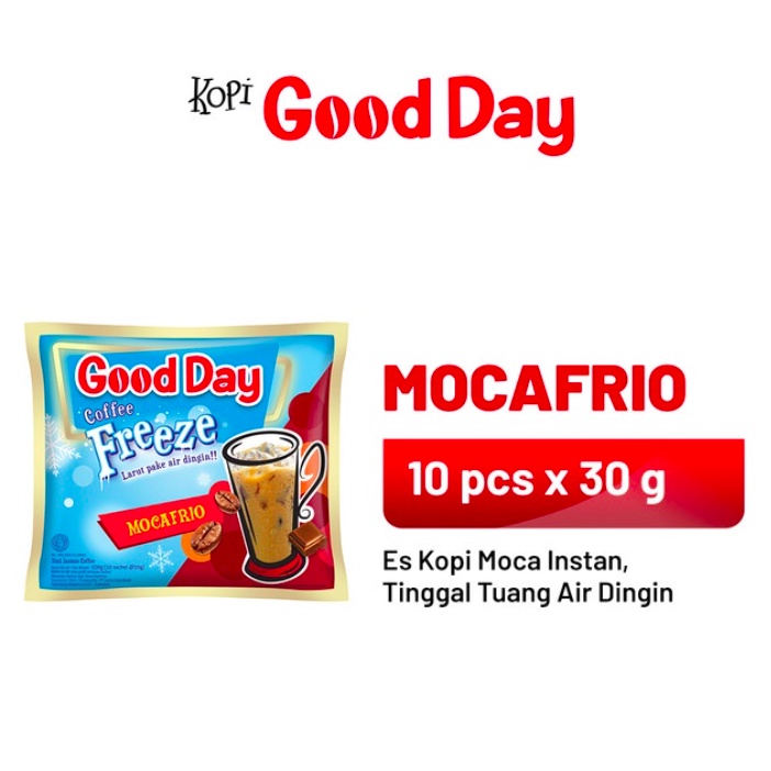 Good DAY Freeze Mocafrio Coffee 1 Renteng 10 x 30 gr GOOD DAY Coffee ...
