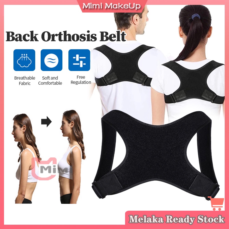 Body Posture Corrector Adjustable Back Support Brace Shoulder Belt ...