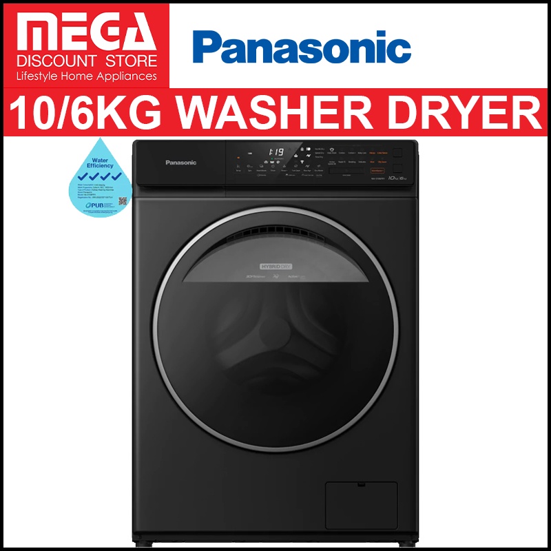 PANASONIC NA-S106FR1BS 10/6KG WASHER DRYER | Shopee Singapore