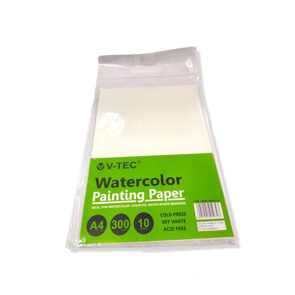 Water Color Painting Paper V-Tec A4 Size WCB 103002 Vtec Painting Paper ...