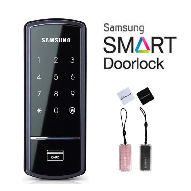 [SAMSUNG] Smart digital door lock / Security safe home wide touch light ...