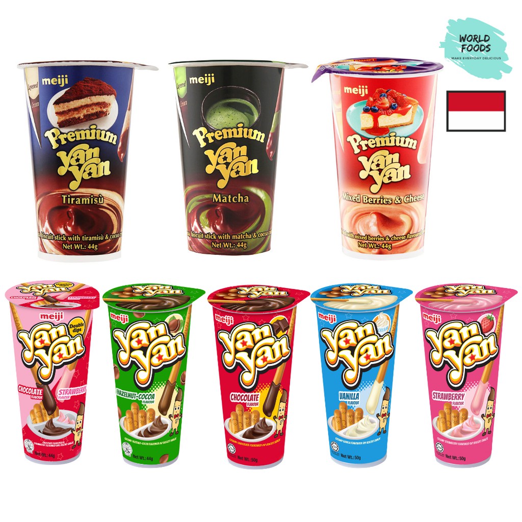 [HALAL] Meiji YanYan / Premium Yan Yan Biscuit Stick 44g (Matcha ...