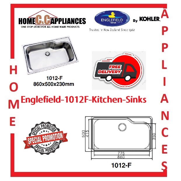 Englefield-1012F-Kitchen-Sinks | Shopee Singapore