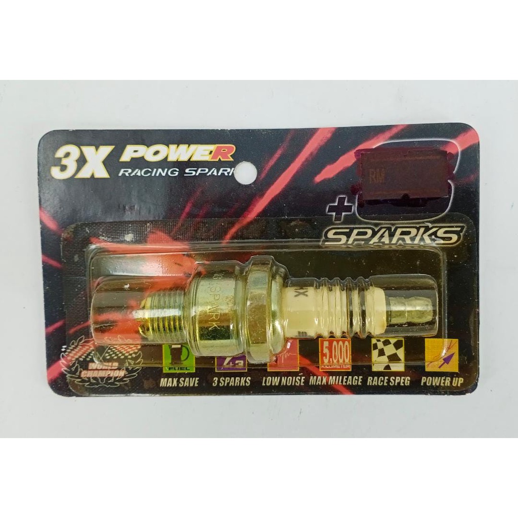 SGT 3X M-POWER Motorcycle Spark Plug For Yamaha 110 SS 2 stroke engine ...