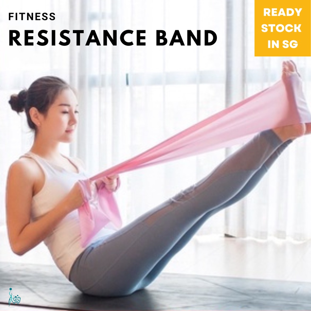 【Ready stock in SG】Fitness Training Resistance Band Yoga Stretch Band ...